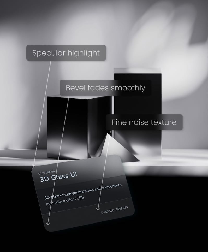 3D Glass UI